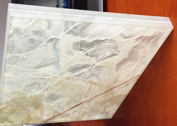 2MM Stone Laminated Glass Wall Panels